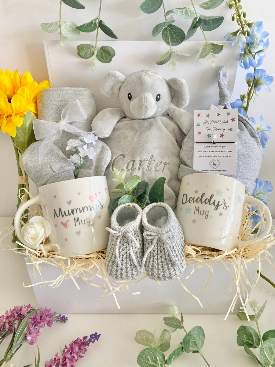New Mummy & Daddy Hamper - Little Joy – Pink and Blue Hampers